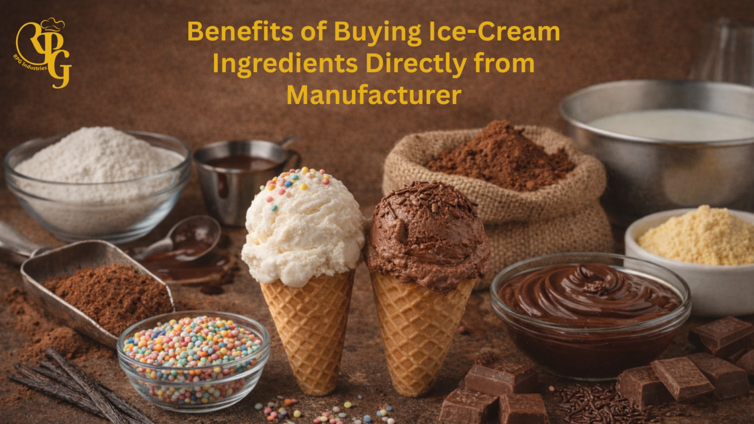 Benefits of Buying Ice-Cream Ingredients Directly from Manufacturer ...